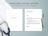 Nursing Portfolio Template for Google Docs & Word