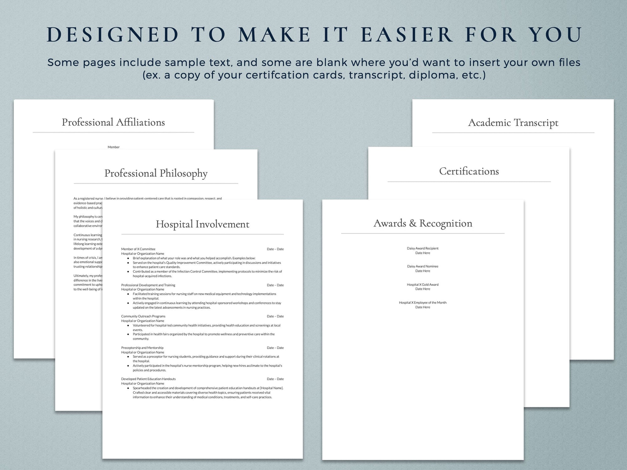 Personal Nursing Philosophy Examples